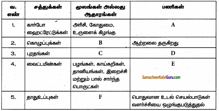 Samacheer Kalvi 6th Science Guide Term 1 Chapter 6 உடல் நலமும் ...